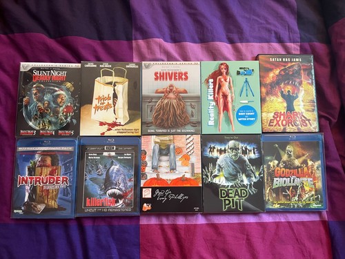 Lot Of 10 Cult & Exploitation Films BOUTIQUE, RARE, OOP, HARD TO FIND ...
