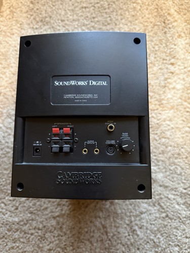 Cambridge soundworks CSW250 Speakers, subwoofer, Power Brick, and ...