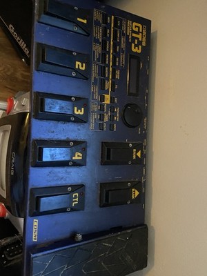 Boss GT-3 Guitar Effects Processor with Adapter Multiple Effects Pedal ...