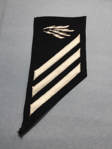 US Navy -E-3, Radioman Rate Patch (white on black) | eBay