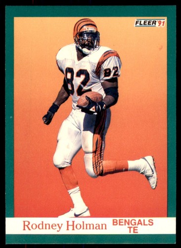 1991 Fleer Rodney Holman . Cincinnati Bengals #23 | eBay