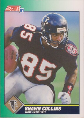 1991 Score #285 Shawn Collins Atlanta Falcons Football Card | eBay