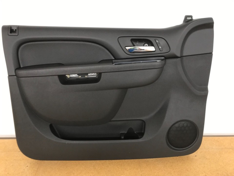 Gm oem interior front door trim panel left driver side 84127289 ebony ...