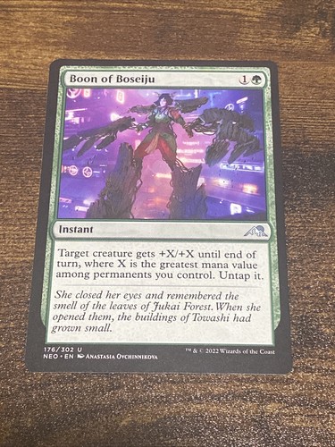 Boon of Boseiju (176) Kamigawa: Neon Dynasty MTG Magic The Gathering ...