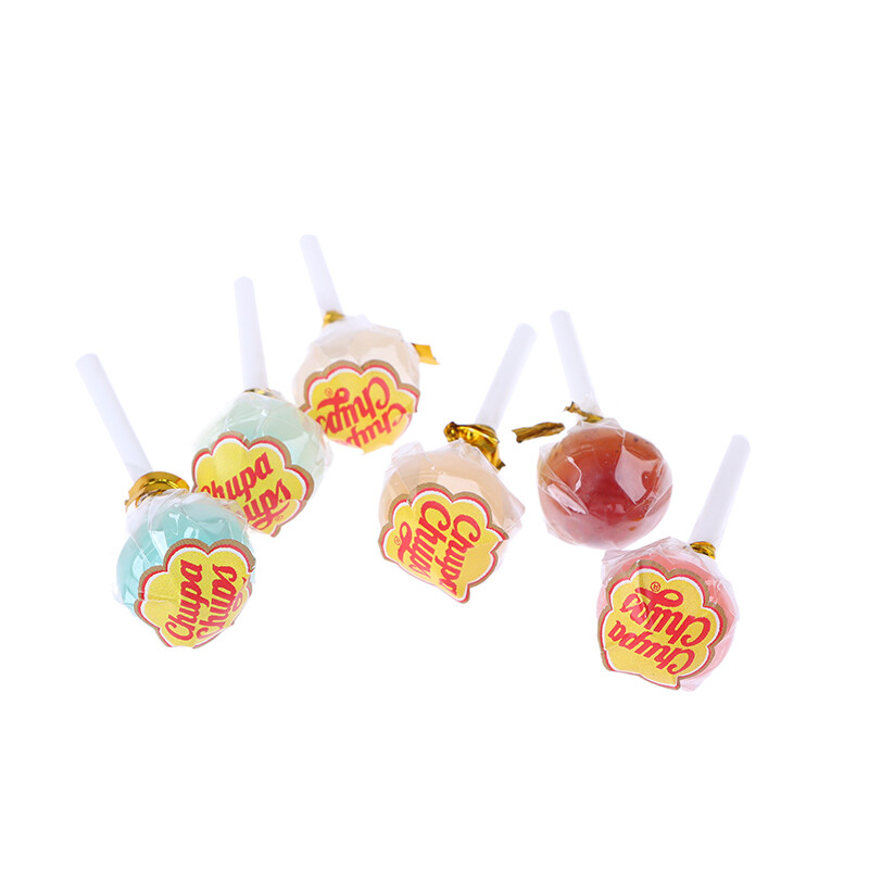 1/12 Dollhouse Mini Lollipops Model Dollhouse Candy Food Toys Dolls ...