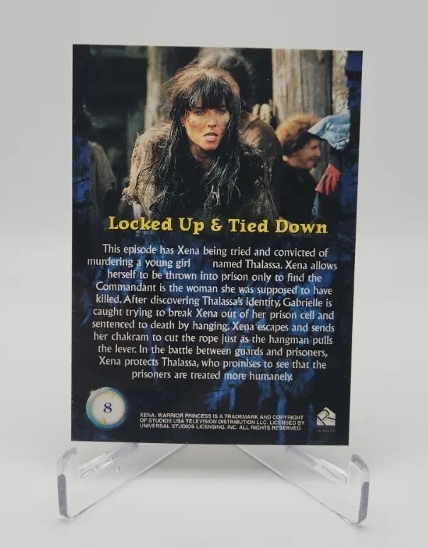 Xena: Warrior Princess - Locked Up & Tied Down - 2001 - #8 | eBay