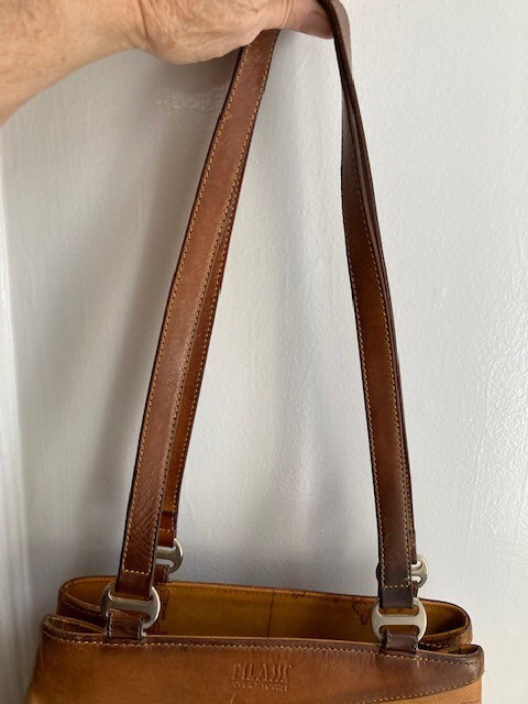 Vintage Prima Classe Tote/Shoulder Bag Pvc Leather W… - Gem