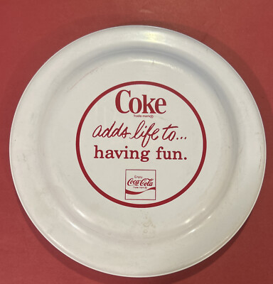 Vintage 1980's Coca Cola Frisbee Flying Disc 9" Coke Adds Life To ...