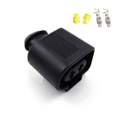 2 PIN CONNECTOR KIT PLUG SOCKET FIT FOR AUDI VW SKODA SEAT MODELS ...