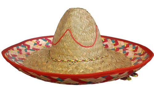MEXICAN SOMBRERO HAT WESTERN BANDIT FANCY DRESS COSTUME PARTY ACCESSORY ...