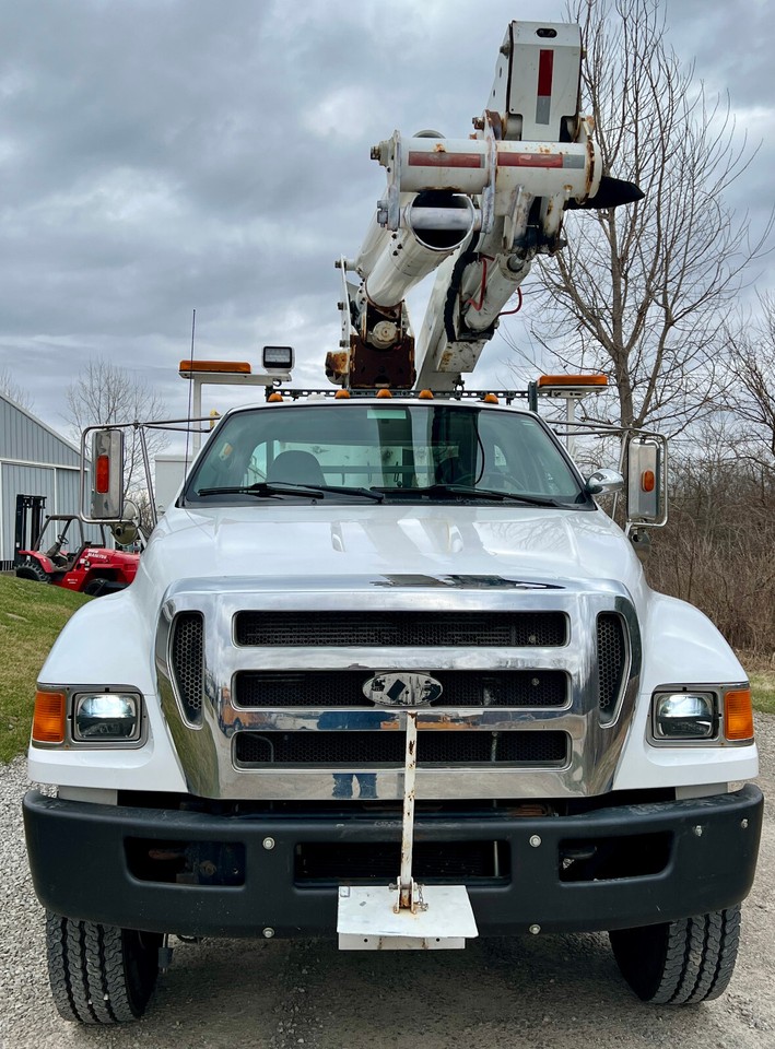 2010 Ford F750 Altec TA45M 50' Material Handle Bucket Boom Truck ...