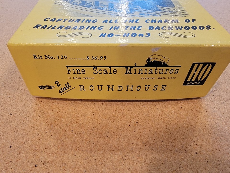 Fine Scale Miniatures HO Scale 2-Stall Roundhouse Kit No.120 | eBay