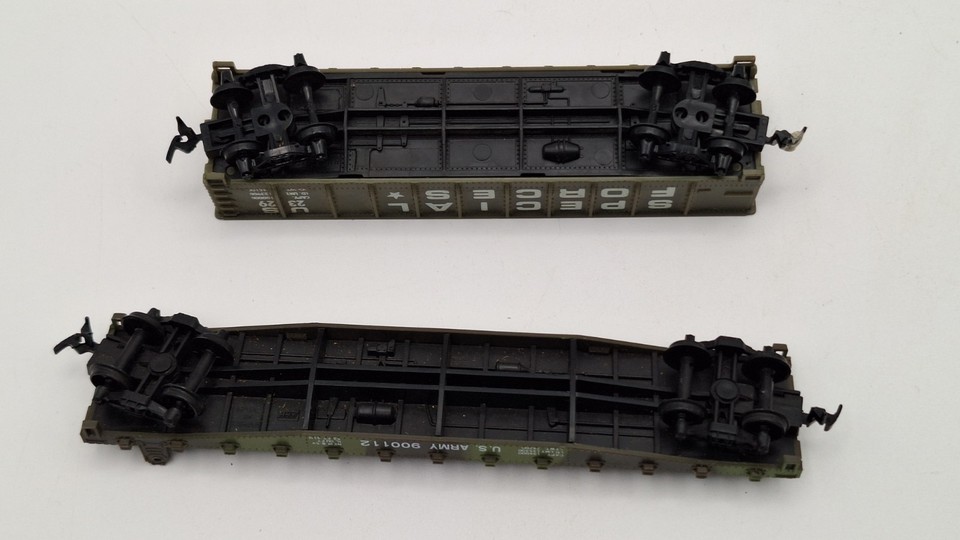 Vintage Tyco HO Scale US Army Train Cars Lot Of 4 | eBay