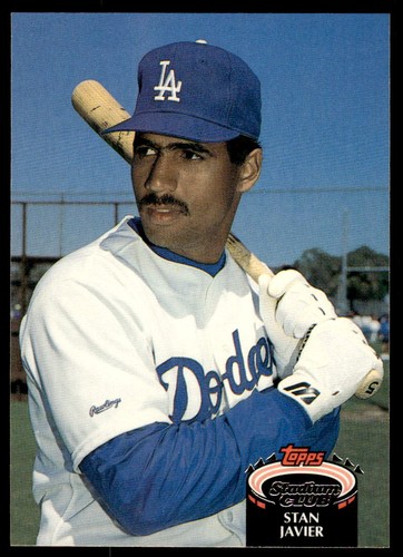 1992 Stadium Club #187 Stan Javier Los Angeles Dodgers Baseball | eBay