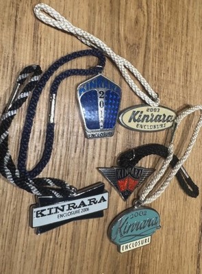 GOODWOOD SWING BADGES -KINRARA ENCLOSURE FROM REVIVAL MEETINGS. CHEAP ...