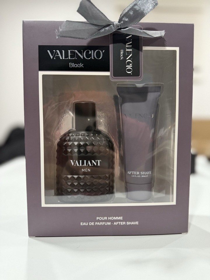 Valencio Black Valiant Men’s Gift Set – Eau de Parfum 100ml & After ...