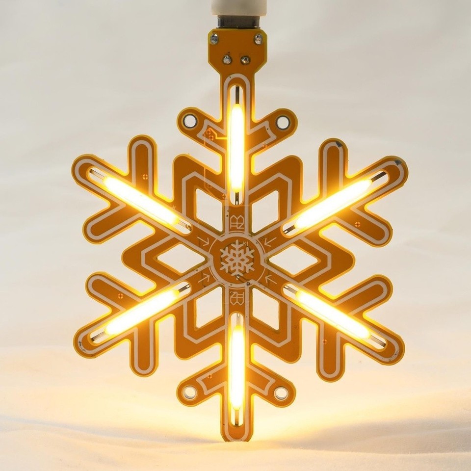 Touch Snowflake Night Light Kit DIY SGL8022W Circuit Board Type C USB ...