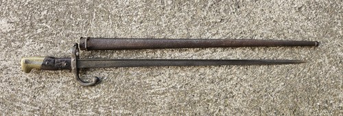 French Army M1874 Gras Rifle Bayonet Chatellerault 1876 | eBay