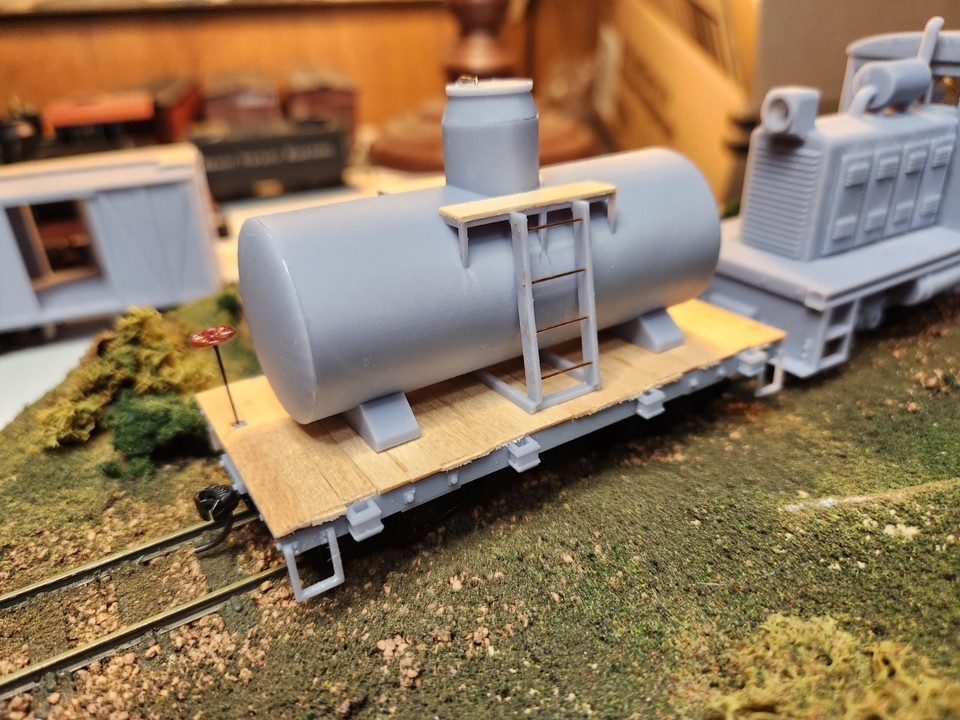 On30 16' Tank Car Kit 3D Printed Requires Bachmann 29904 Low Archbar ...