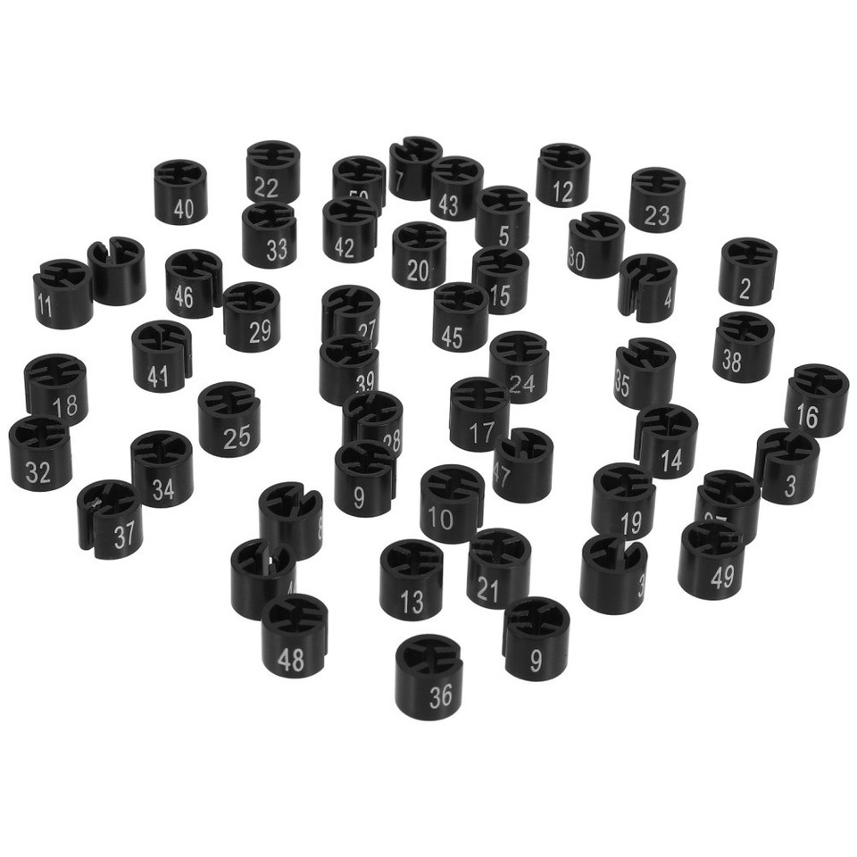 50 Pcs Hanging Tabs for Retail Clothes Hanger Size Tags Garment Markers ...