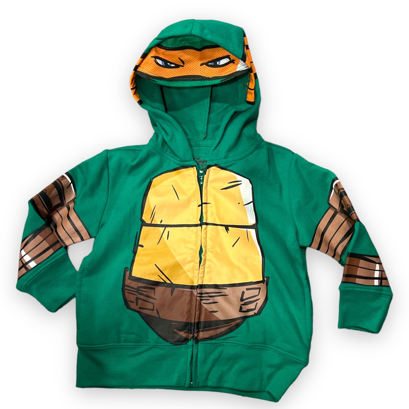 Teenage Mutant Ninja Turtles Michael Angelo Orange Mask Hoodie 2T | eBay