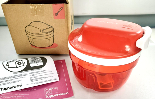 Tupperware GEN II Turbo Chopper 300mL Chop 'N Prep RED | eBay