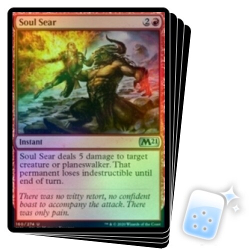 FOIL SOUL SEAR X4 Core Set 2021 M21 Magic MTG MINT CARD | eBay