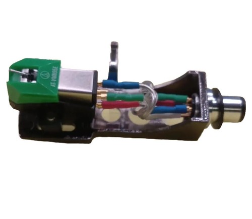 GENUINE Audio Tech AT-VM95E/ w Generic titanium Headshell with silver ...