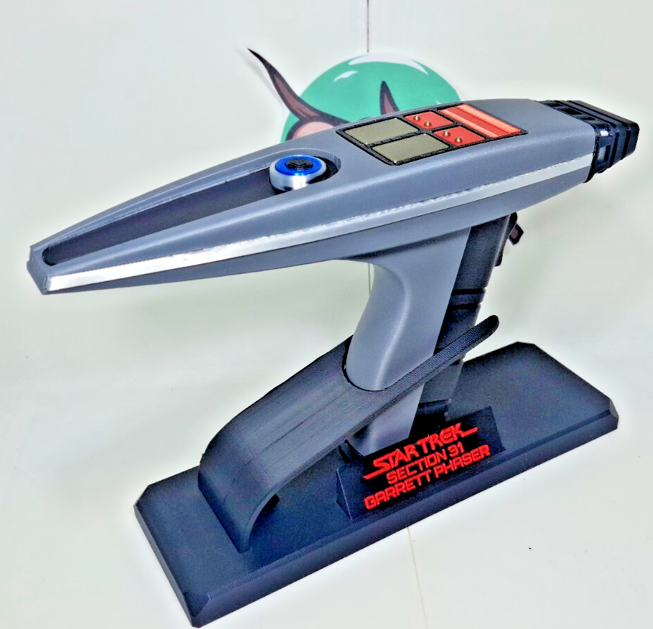 Star Trek Section 31 Garrett Phaser Replica - Static wth Movable ...