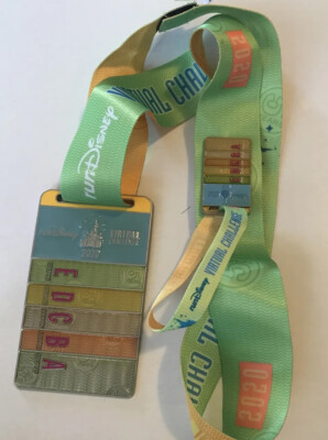 DISNEY Run Running TICKET BOOK Race 2020 Medal + Pin Marathon Challenge ...
