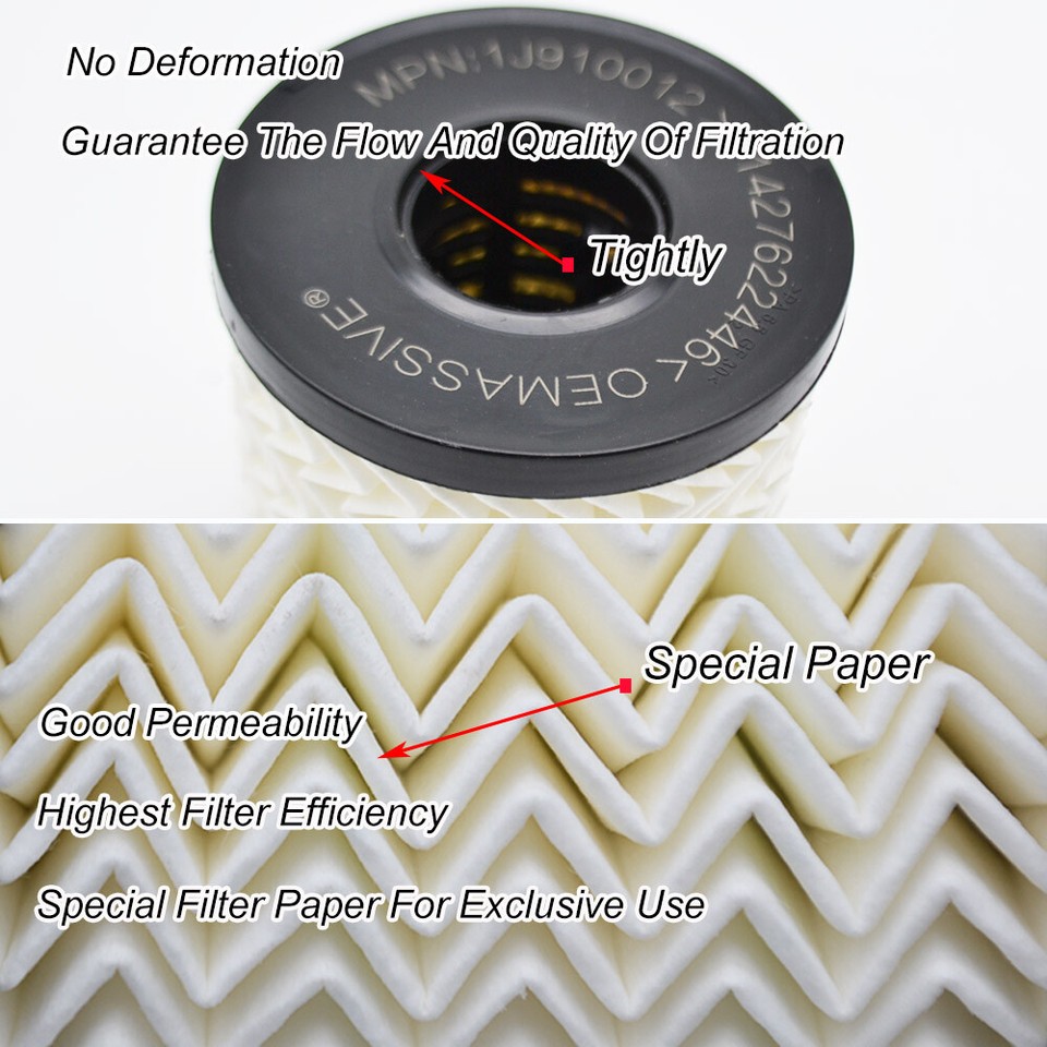 3x Oil Filter For BMW MINI R55 R56 R57 R58 R59 R60 R61 11427622446 ...