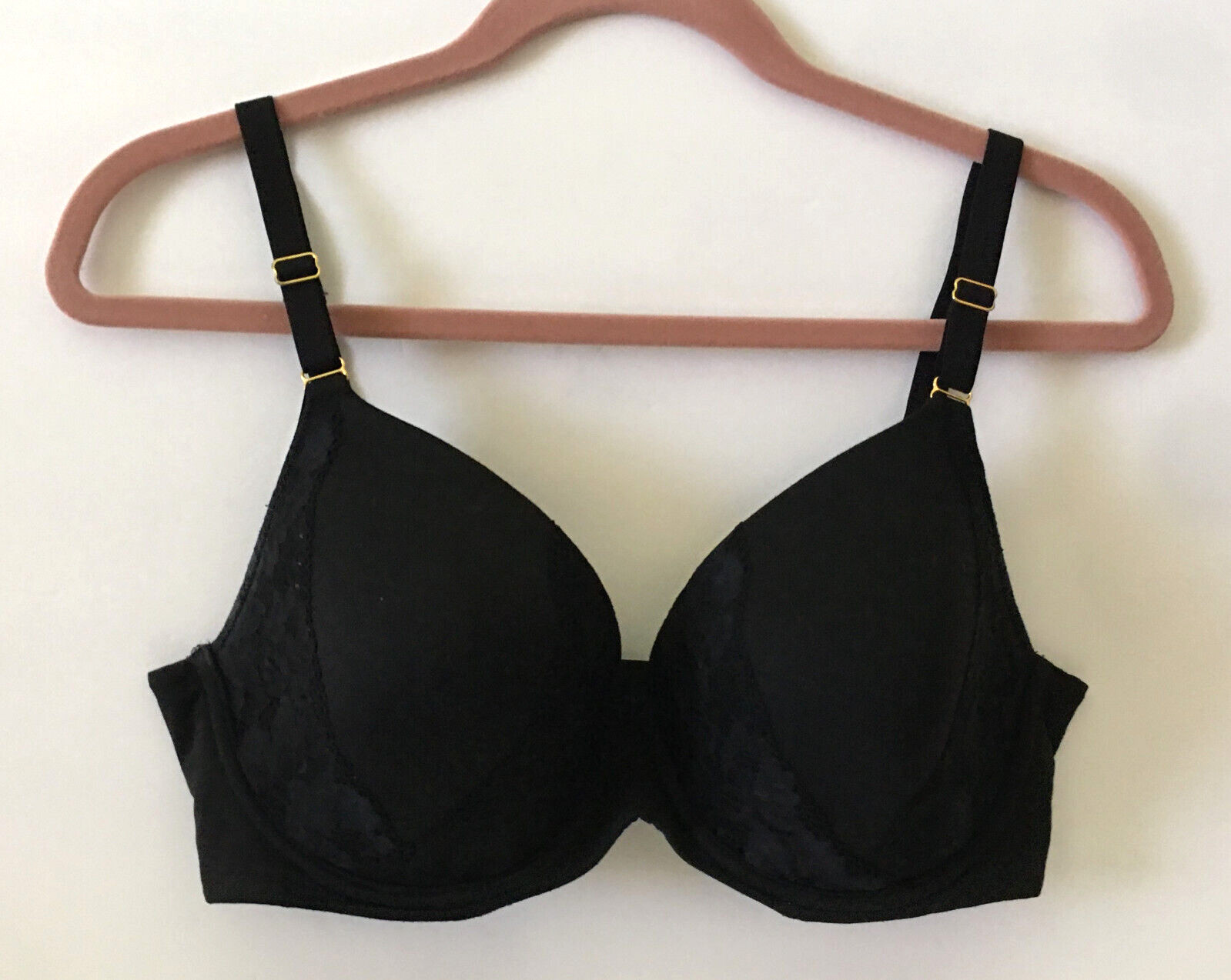 Soma Embraceable Perfect Coverage Bra Size 36DD Black… - Gem