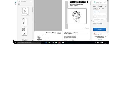 Sundstrand 15 transaxle hydrostatic service manual Bolens n Wheel Horse ...