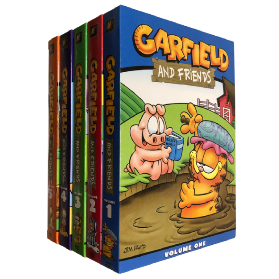 GARFIELD AND FRIENDS the Complete Series DVD Volume 1-5 Season 1,2,3,4 ...