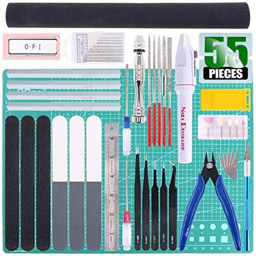 55Pcs Professional Modeler Basic Tools Craft Set Hobby Building Tools ...