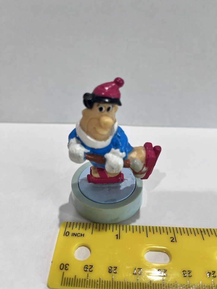 Flintstones Kids' Meal Toy Selection 1990 Hannah Barbara Skating Figure ...