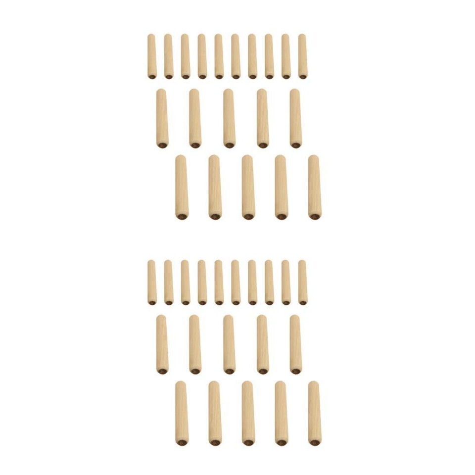 Wood Kiln Dried Fluted Dowel Sticks Fluted Wood Dowels Wooden Dowel ...