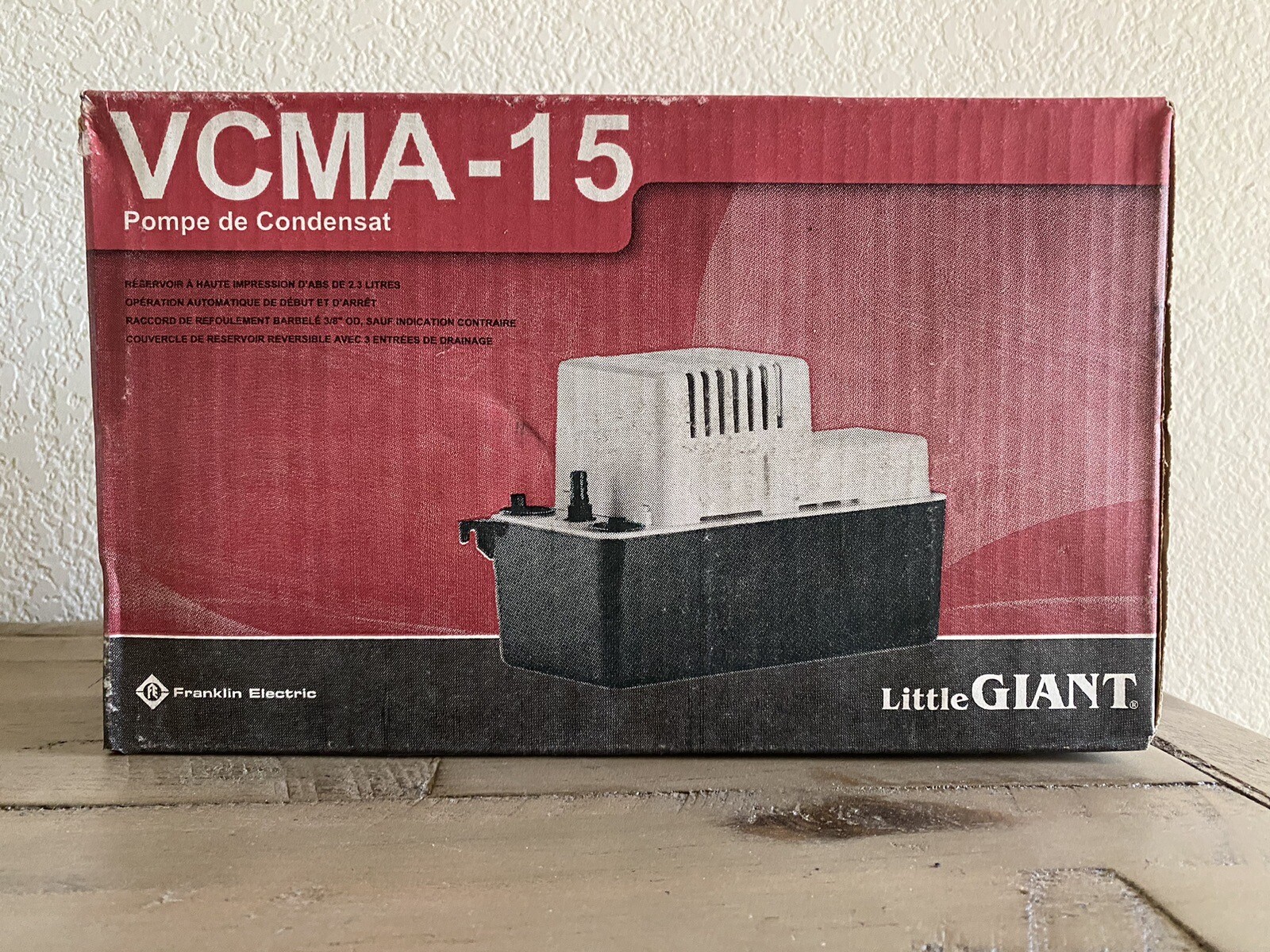 Brand New Little GIANT VCMA-15ULS Series 115 Volt, 1/50 HP Condensate ...
