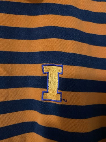 Vtg. Ashworth University Of Illinois Men's Golf Polo Shirt 2XL Short ...