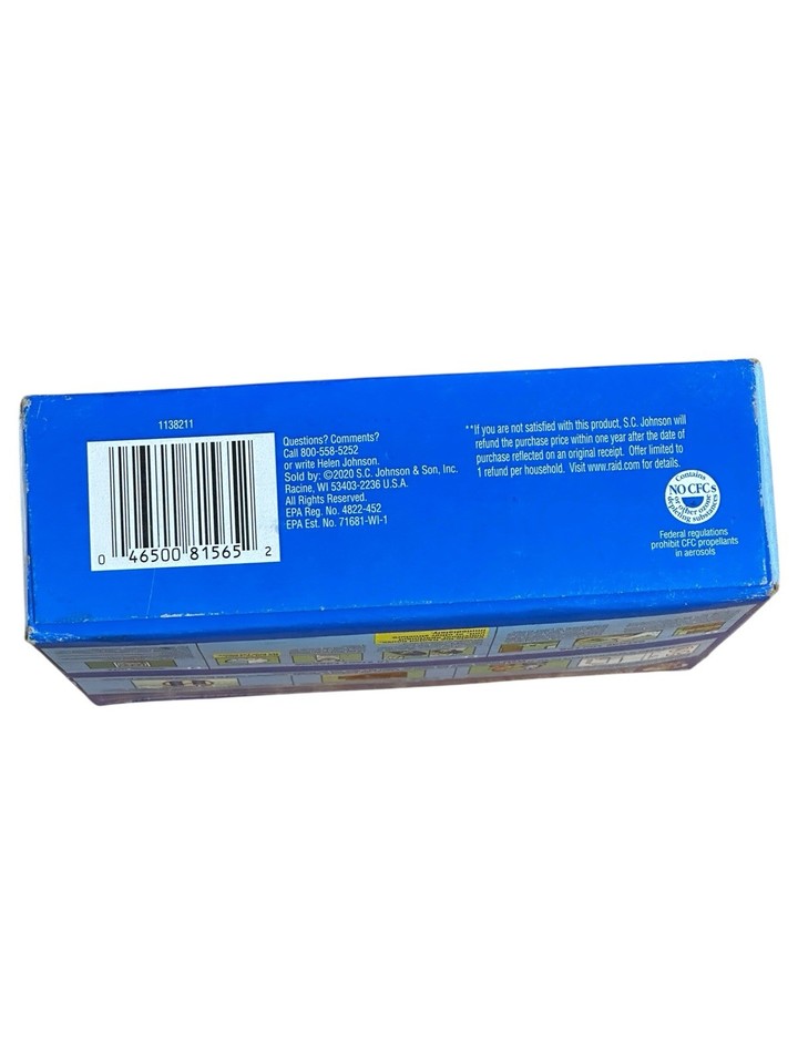 3 Pack Raid Max Concentrated Deep Reach Fogger Kills Roaches & Fleas | eBay