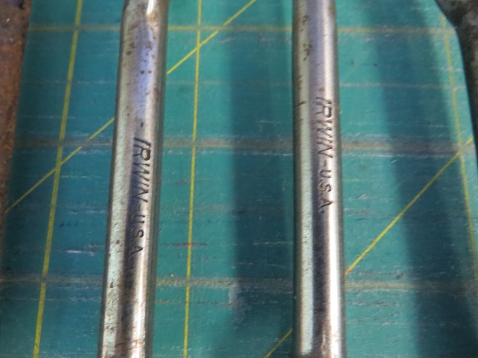 Vintage Set Of 15 Spur Auger Bits Mixed Irwin & Unmarked with canvas ...