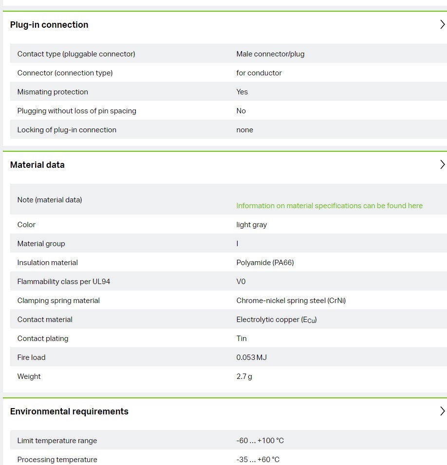 5pcs WAGO 734-303 1-Conductor Male Connector 1,50 mm2 Light Gray New ...