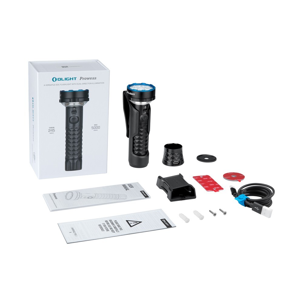 Olight Prowess Powerful Flashlight/Cozy Lamp, 5000 Lumens, 245 Meters ...