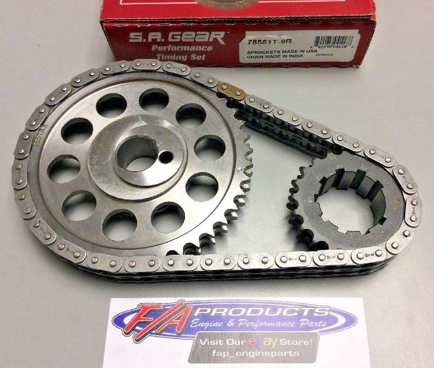 Ford Small Block 302 351W Engine Billet 250 Roller Timing Set S.A. GEAR ...