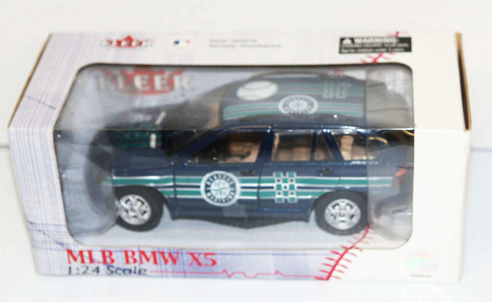 Seattle Mariners MLB BMW X5 Fleer Collectibles Team Car 1:24 Scale NIB ...