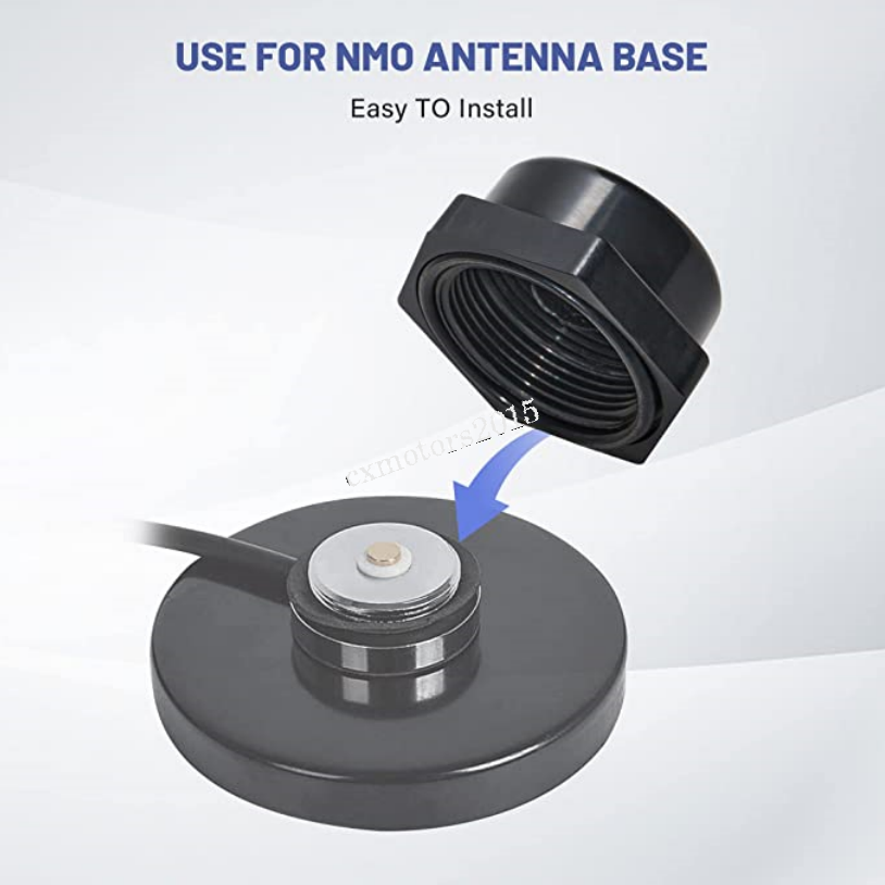 6x NMO HAM Radio Antenna Mount Cap W/ O Ring Seal Dust Weather Rain ...