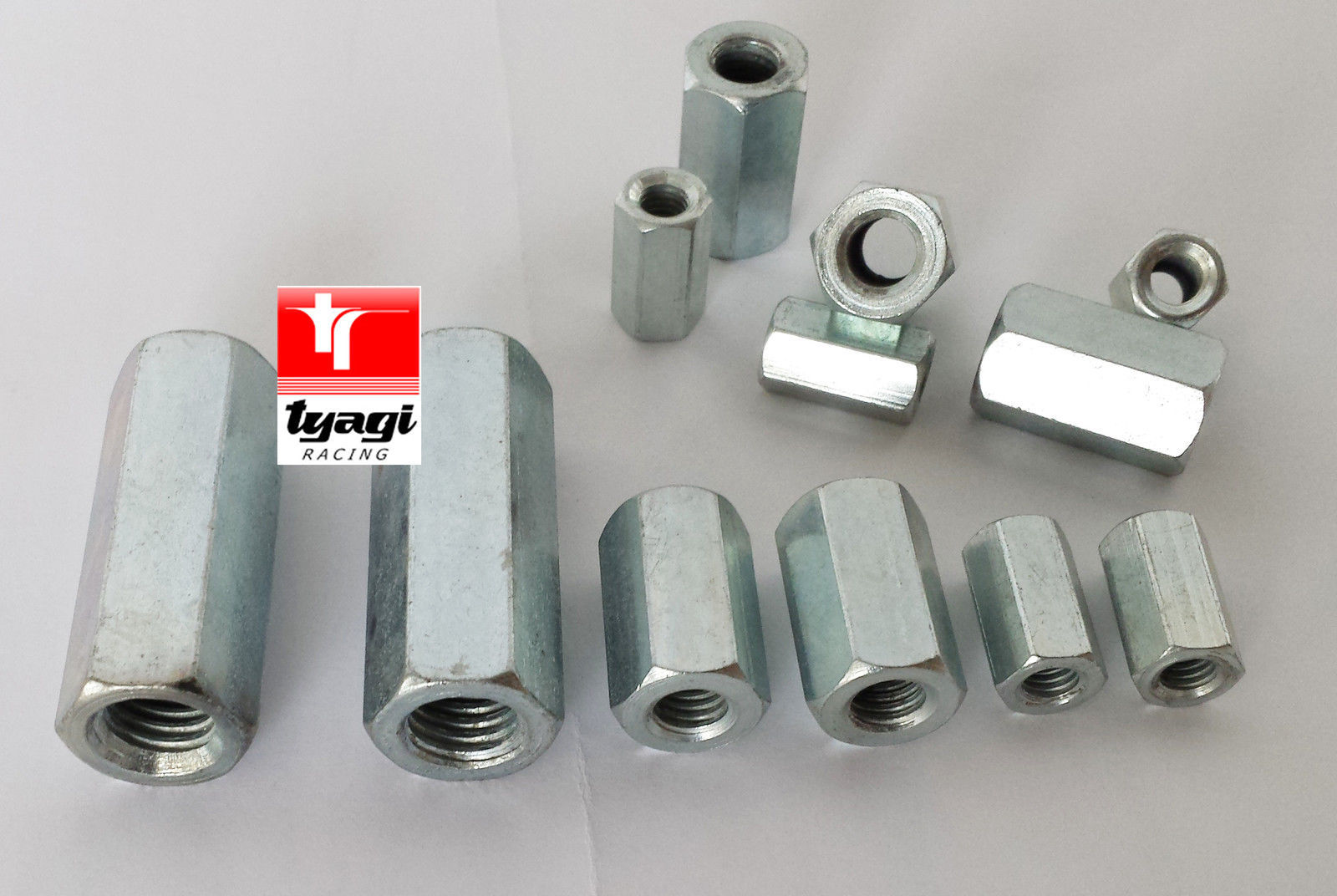 M16x2 HEX STUD FULLY THREADED CONNECTOR COUPLER JOINING DEEP NUT X 2 ...