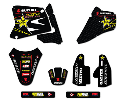 SUZUKI ROCKSTAR Factory Quality Graphics RM85 RM85L 2002-2019 Motocross ...