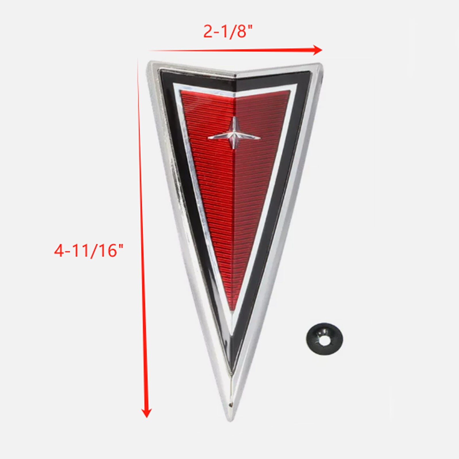 For 1977-1981 Firebird Trans AM Header Panel Emblem Nose Front Bumper ...