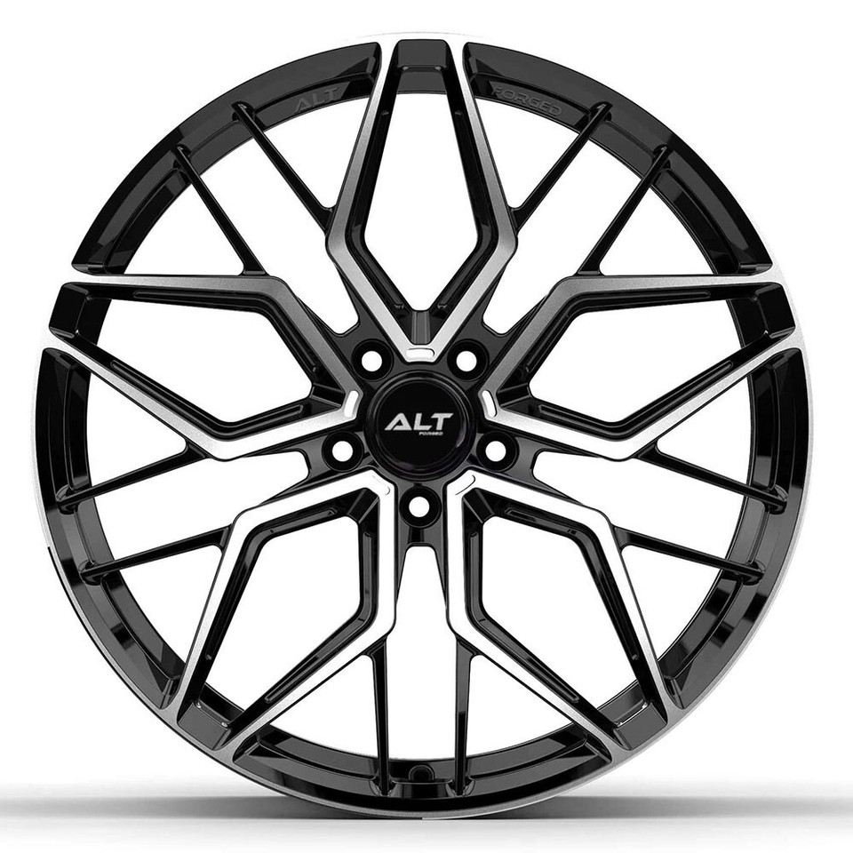 20" 21" ALT20 Forged Gloss Black Machine wheels for C8 Corvette Z51 ...